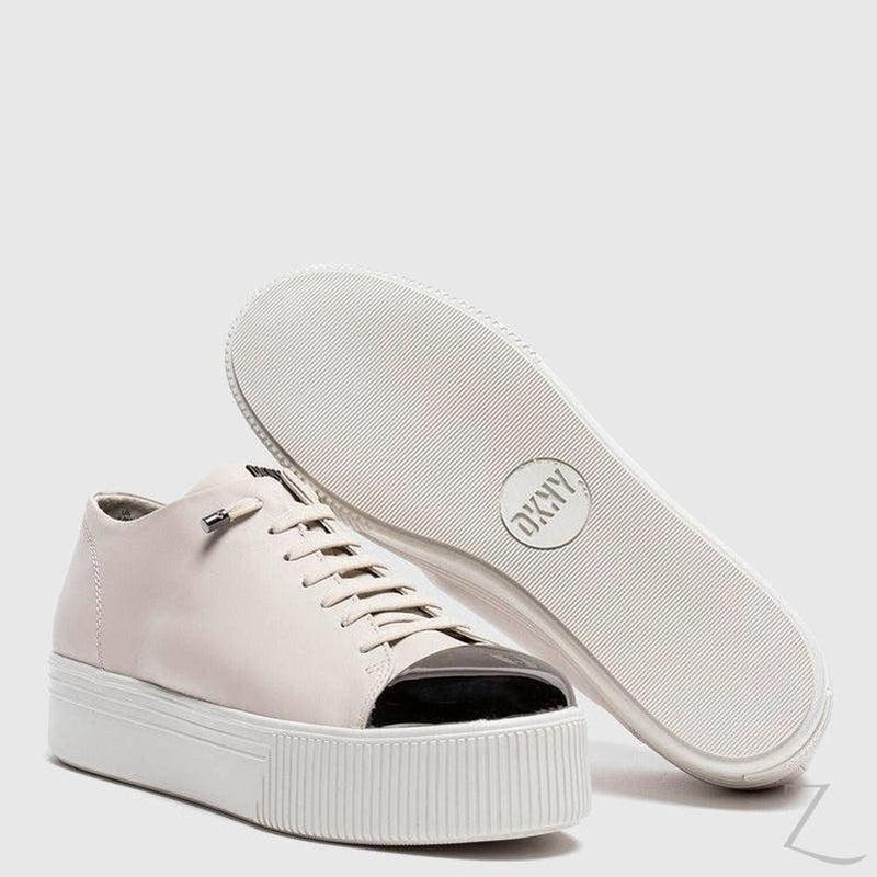 Ladies Genuine Leather Platform Sneakers | Lace Up | "Shaka" - B Grade ...