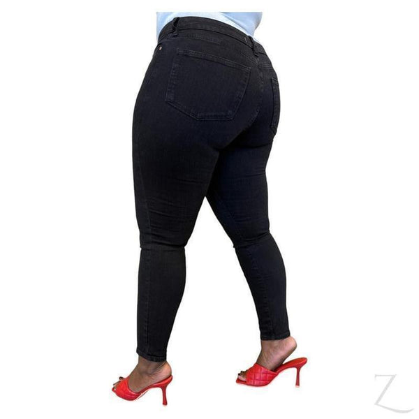 Ladies High Rise Super Stretchy Super Skinny Super Strong Denim Jeans ...